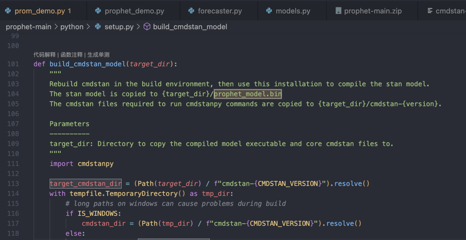 prophet 安装及相关问题 | Schwarzeni's blog